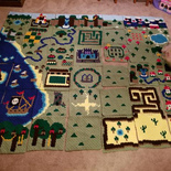 Ravelry: The Book of Maps: Bonus Squares pattern by Kristina Jones