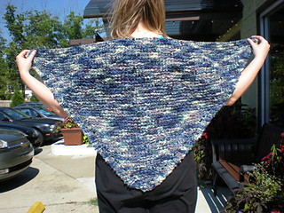 Ravelry: Knit Triangular Prayer Shawl pattern by John Feddersen, Jr.