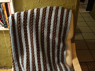 Ravelry: Arrow Stitch Afghan pattern by Bernat Design Studio