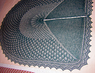 Ravelry: Lace Pi are Square Shawl pattern by Flory Loughead