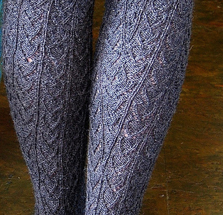 Ravelry: Lace Pattern Stockings pattern by Patons UK