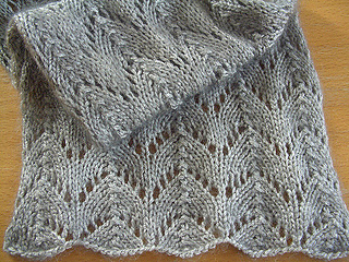Schal Mit Ajourmuster Stricken