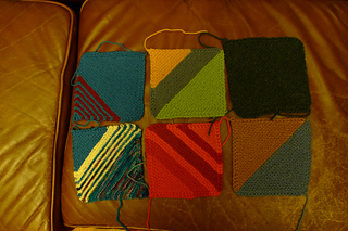 Ravelry: Knitted Diagonal Blanket Square pattern by KOGO