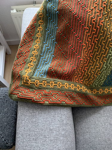 Saw the all the beautiful mosaic projects, here' s mine: Havana blanket ...