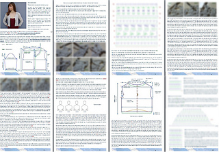 Ravelry: Jacket with triangle and diagonal patterns pattern by ...