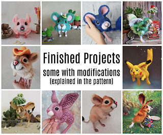 Ravelry: 0023 Mexican Jerboa Pokemon pattern by Alexandra Simba
