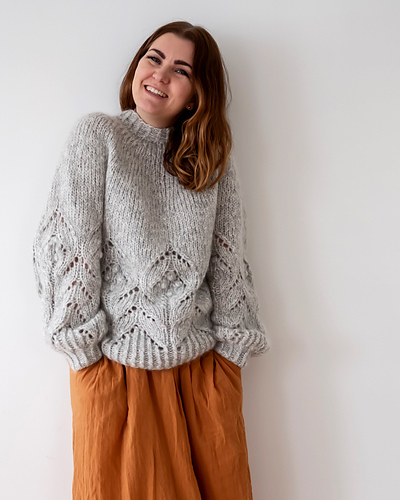 Just finished my Chunky Magnolia Sweater, details in the comments : r ...