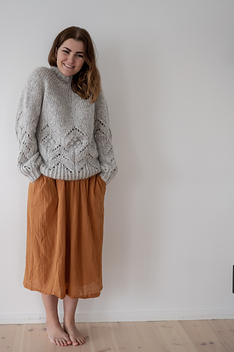 Just finished my Chunky Magnolia Sweater, details in the comments : r ...