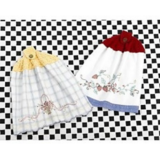 Ravelry: Tea Towel Topper (knit) pattern by Lion Brand Yarn