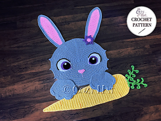 Ravelry: Bella The Bunny Rug pattern by Cozy Hat