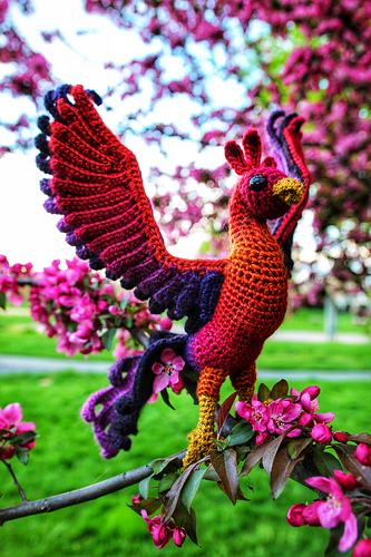 🔥🔥 I made a phoenix! 🔥🔥 : r/crochet