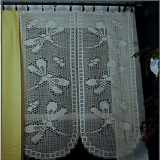 Ravelry: Dragonfly Curtain in Filet Crochet pattern by Hartmut Hass