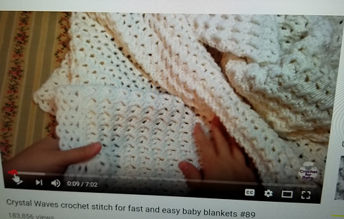 Ravelry: Dazzlingpussycat's Crystal Waves Baby Blanket