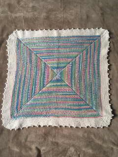 Ravelry: Simple Garter Stitch Baby Blanket pattern by marianna mel