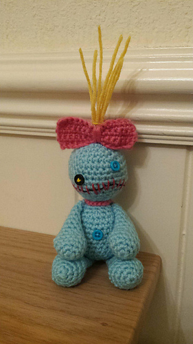 Mini Scrump Doll with a little felted Stitch : r/crochet