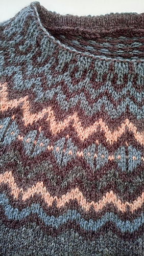 Finished my first stranded colorway sweater! : r/knitting