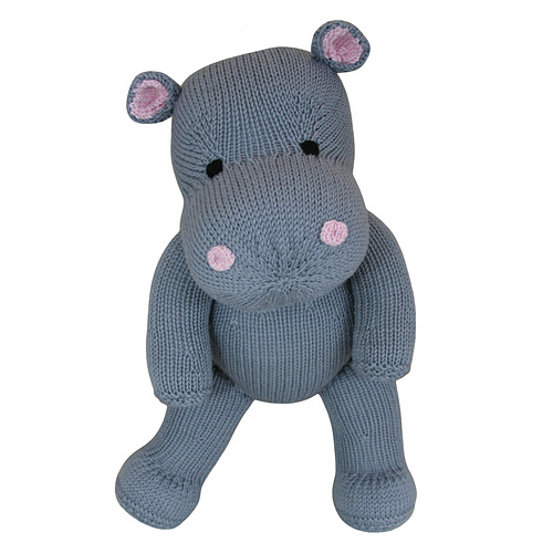 I just finished my first hippopotamus! Pattern is Hippo by Knitables ...