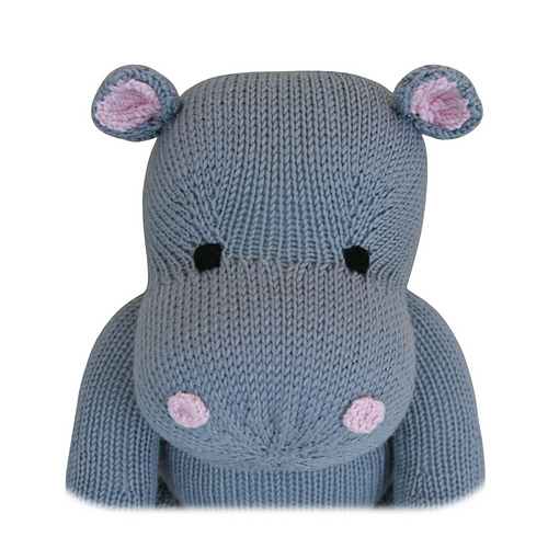 I just finished my first hippopotamus! Pattern is Hippo by Knitables ...