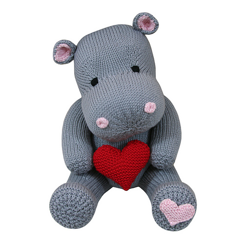 I just finished my first hippopotamus! Pattern is Hippo by Knitables ...