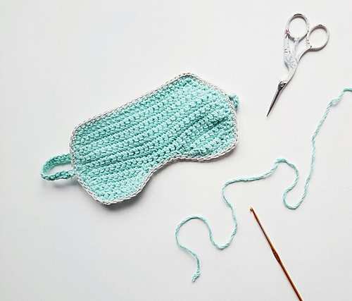 Sleeping mask pattern : r/crochet