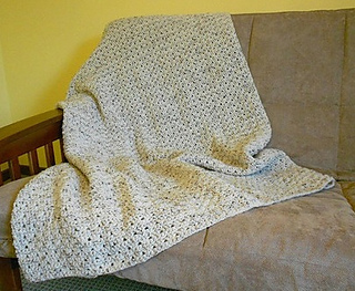 Ravelry: Classically Simple Shell Afghan or Baby Blanket pattern by ...