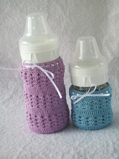 Ravelry: WIDE Baby Bottle Cover Crochet Pattern pattern by April Hubbard