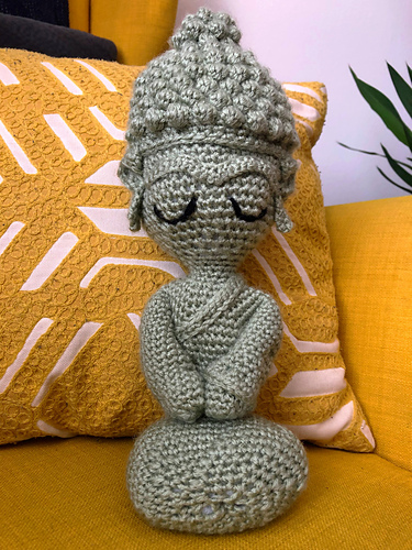 A freehand Buddha for a friend! : r/crochet