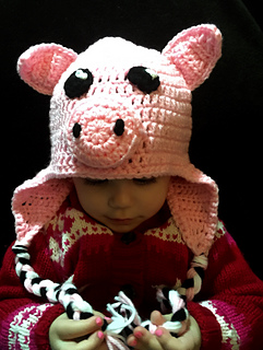 Ravelry: Crochet Pig Hat pattern by Megan Unay