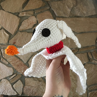 Ravelry: Zero the ghost dog plush pattern by Les Tuques De Stephanie