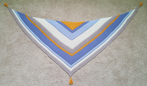 Ravelry: Coffee Shop AU Shawl pattern by Nesting Tendencies