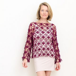 Ravelry: Seamless Top Sweater pattern by Natalia Kononova