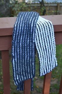 Ravelry: Two Color Brioche Stitch Scarf pattern by Sarah E. White