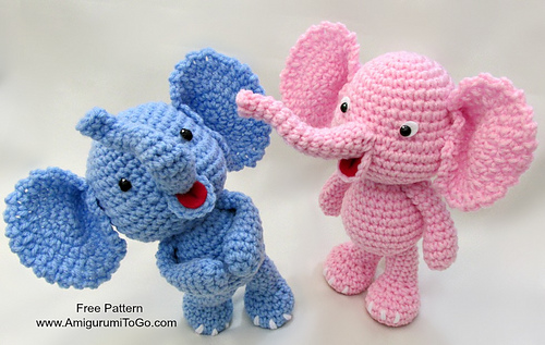 Ravelry: Little Bigfoot Elephant 2014 pattern by Sharon Ojala