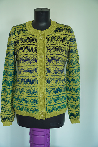 Cozy jacket. I wanted to try a new yarn for me. And how this yarn will ...