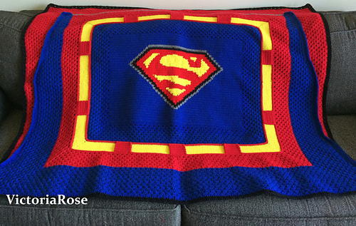 Ravelry: Crochet Superman Blanket pattern by Nicole Mayer