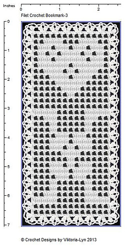 Ravelry: FREE-Filet Crochet Bookmark-3 pattern by Viktoria-Lyn