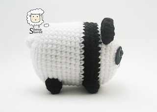 Ravelry: Panda Tsum Tsum pattern by Sheep Shaved