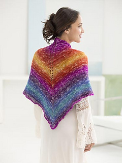 Ravelry: Sedona Triangle Shawl pattern by Lion Brand Yarn