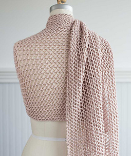 Ravelry: Easy Eyelet Wrap pattern by Churchmouse Yarns and Teas