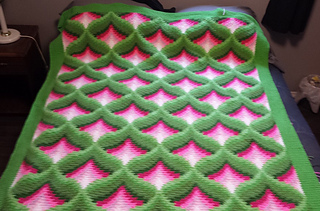 Ravelry: 3D Blanket pattern by Cheryl Brown