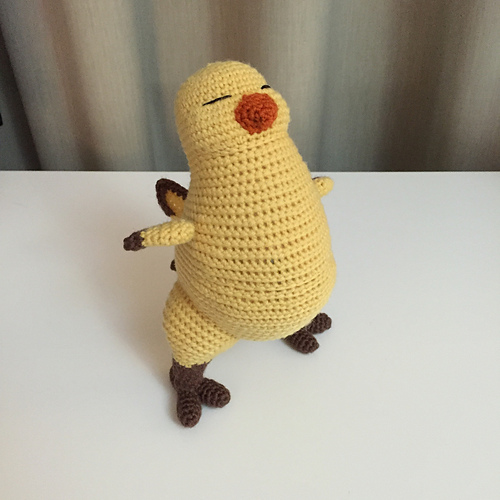 My 2nd ever amigurumi project! A fat chocobo (from Final Fantasy) for ...