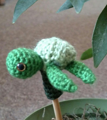 Ravelry: Pencil Topper Turtle Friend pattern by Rebeckah Ferger