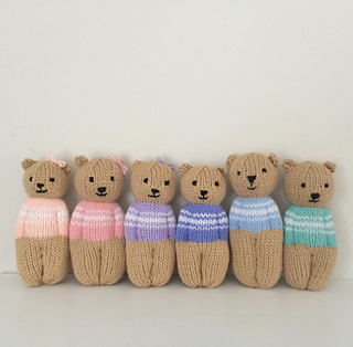 Ravelry: Izzy Teddy Bear Dolls pattern by Esther Braithwaite