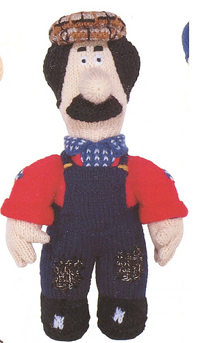 Ravelry: Intarsia (Postman Pat) - patterns