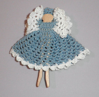 Ravelry: Clothespin Angel #5 pattern by Anne Halliday