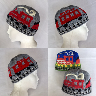 Ravelry: Train & Tracks Hat pattern by Lynne Ulicki