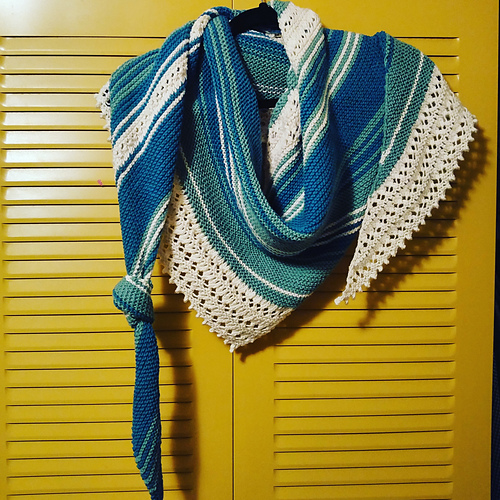 [FO] Beachcomber Shawl : r/knitting