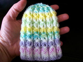 Ravelry: Mock Cable Baby Hat pattern by Bonnie Brann