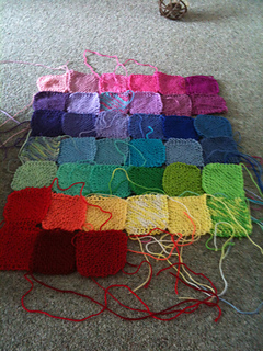 Ravelry: Blanket Square Diagonal Garter Stitch pattern by Audrey Wilson