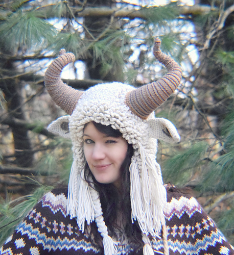 Couldn't find any horns I liked for a LARP so I crocheted a pair : r ...